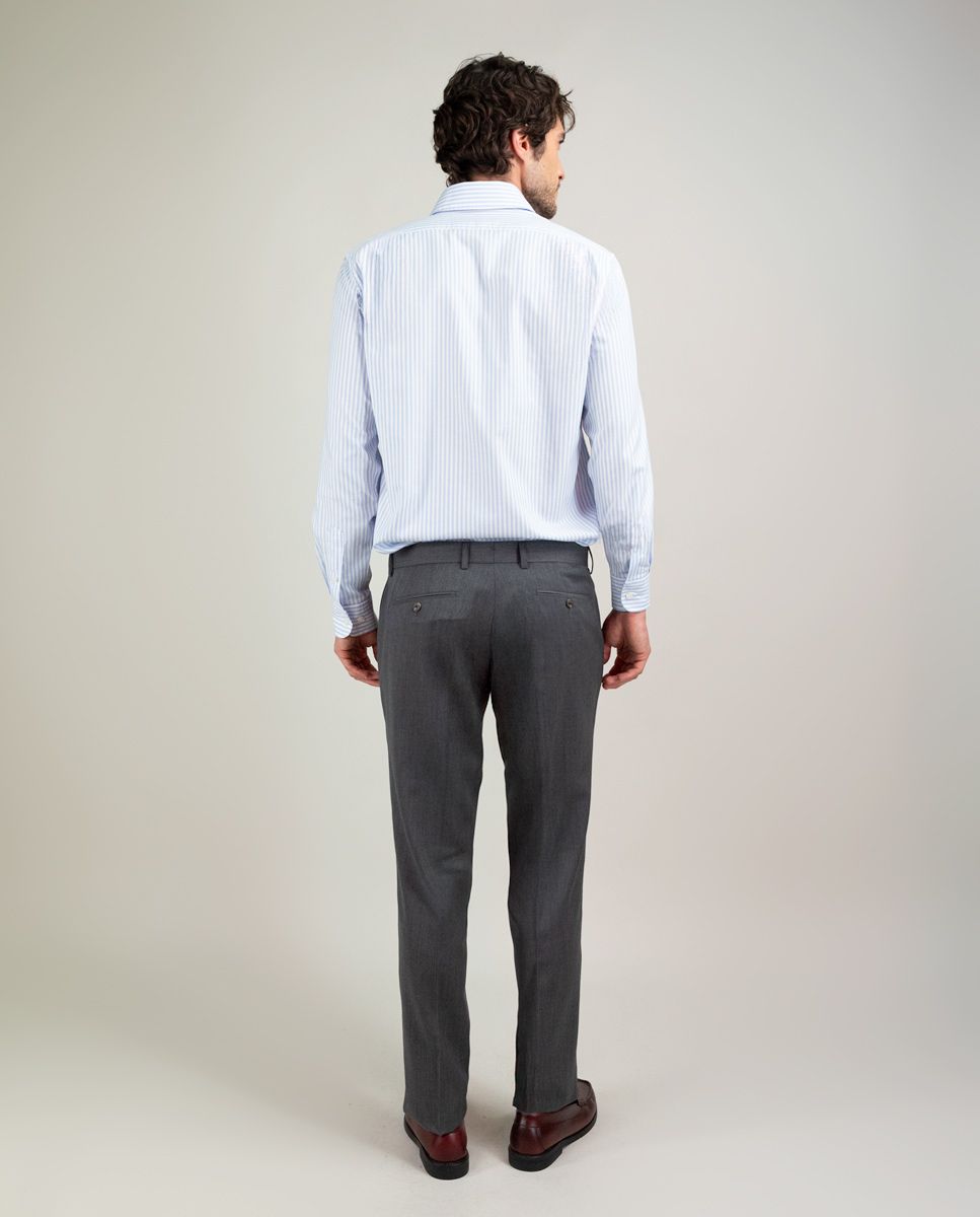 El Ganso® Camisa Pin Point Raya Kodak Celeste