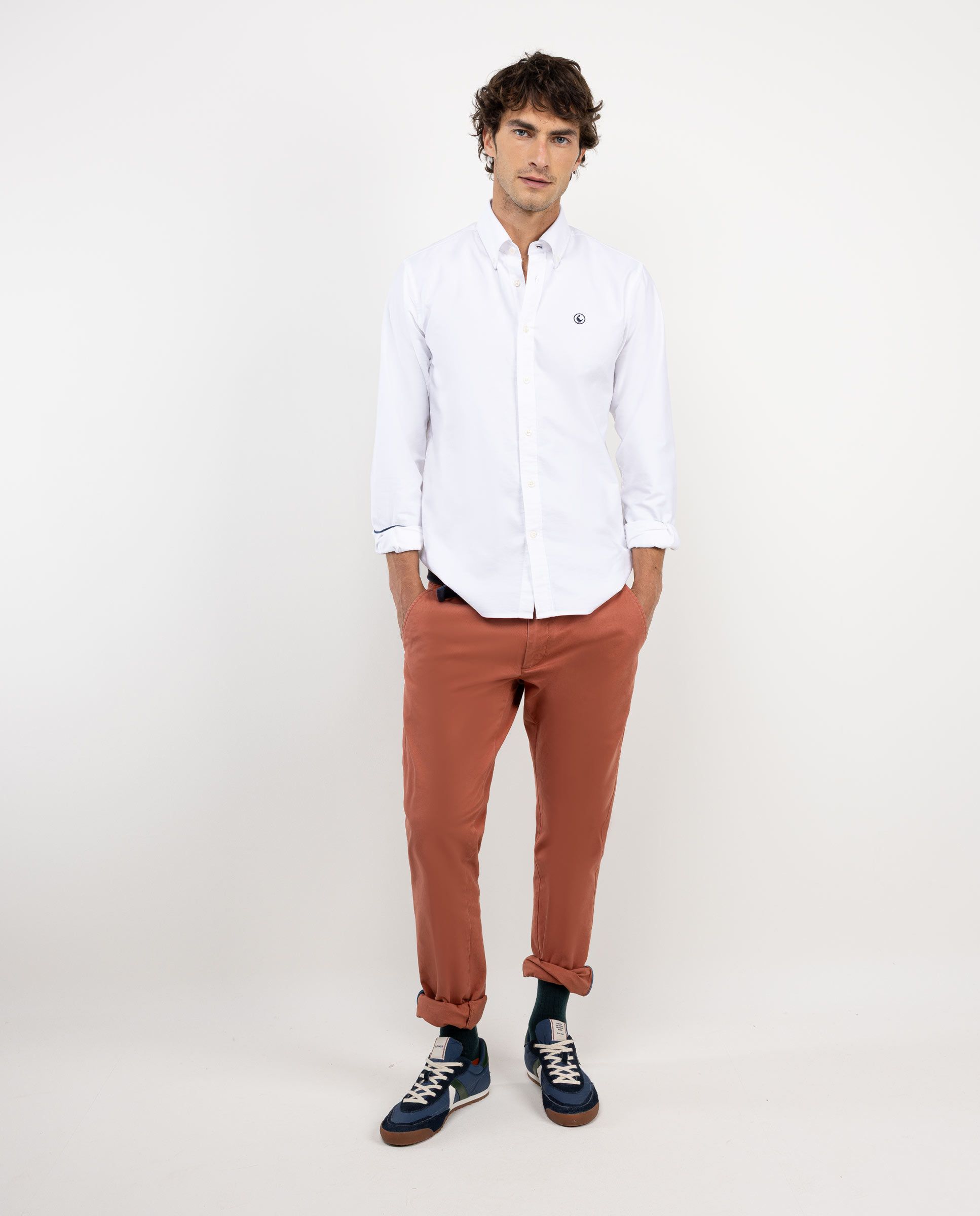 El Ganso® Camisa Oxford Lisa Blanco
