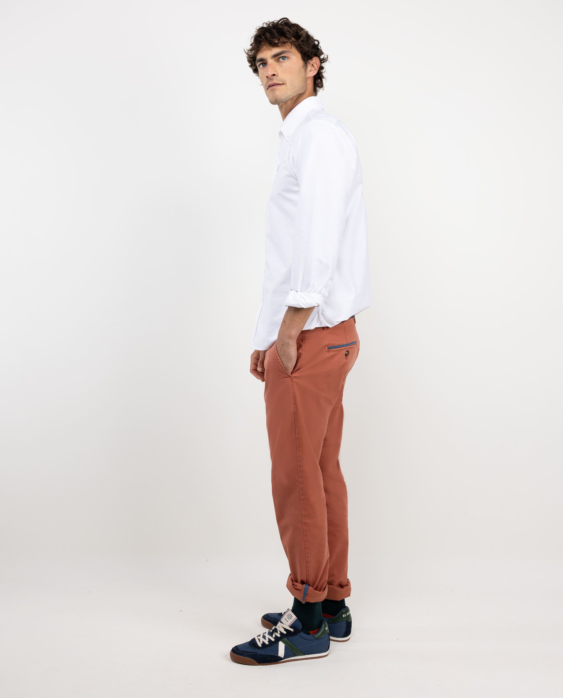 El Ganso® Camisa Oxford Lisa Blanco