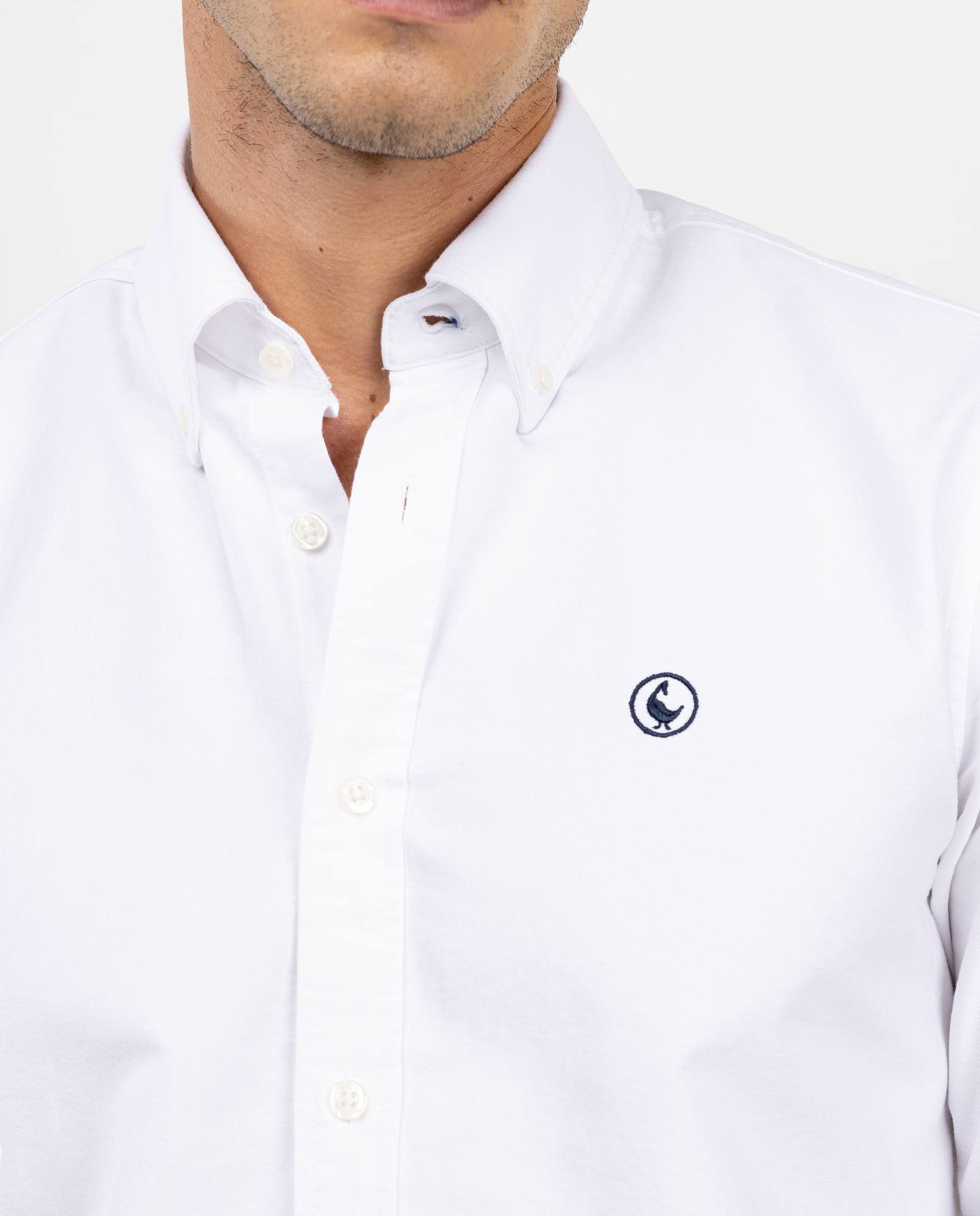 El Ganso® Camisa Oxford Lisa Blanco