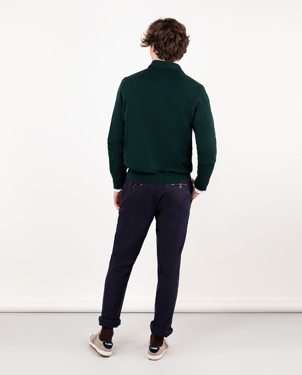 El Ganso® Suéter Verde Gola Polo