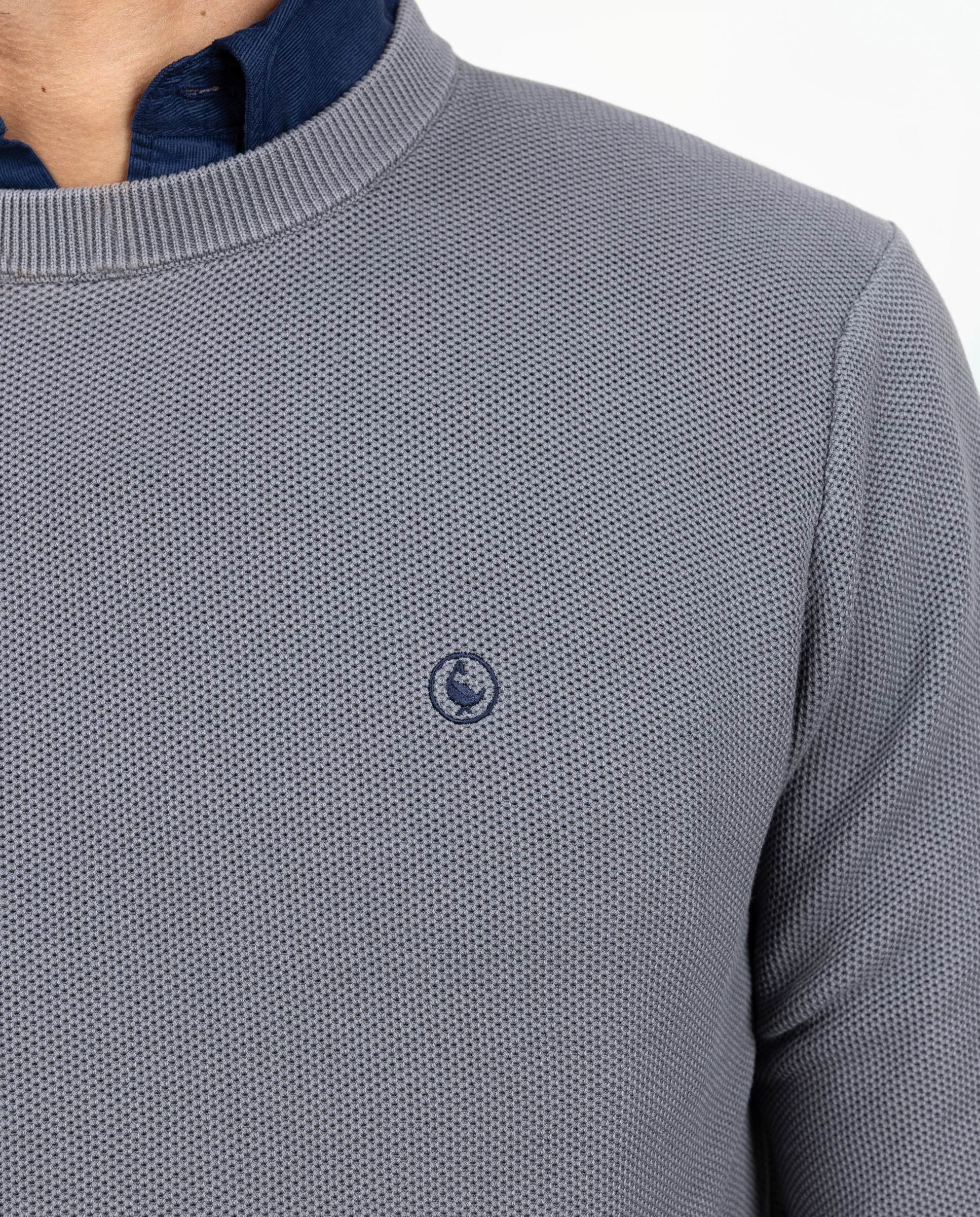 El Ganso® Jersey Estructura Garment Dyed Gris