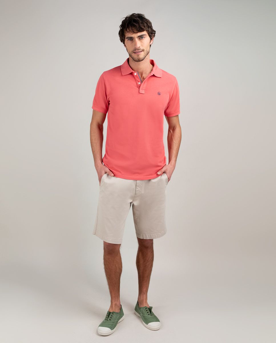 El Ganso® | Polo Piqué Garment Dyed Coral