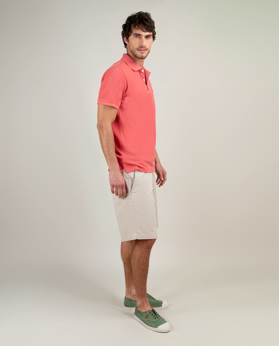 El Ganso® | Polo Piqué Garment Dyed Coral