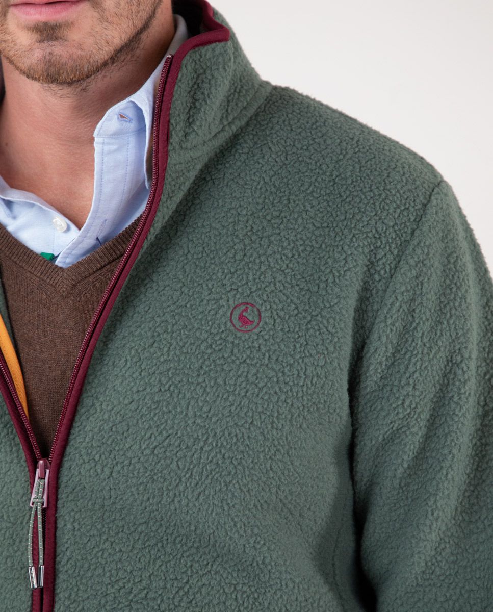 El Ganso® | Chaqueta Polar Cremallera Verde