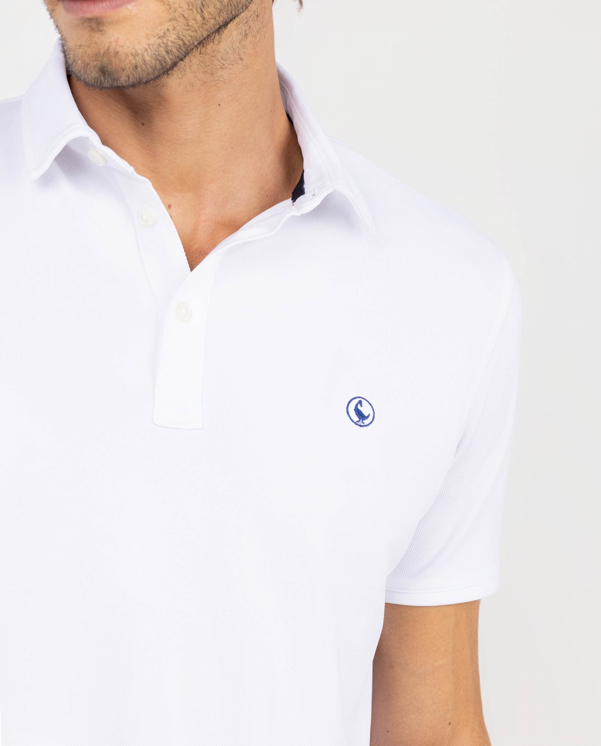 El Ganso® Outlet Long-Sleeved Green Polo W Embroidered Logo