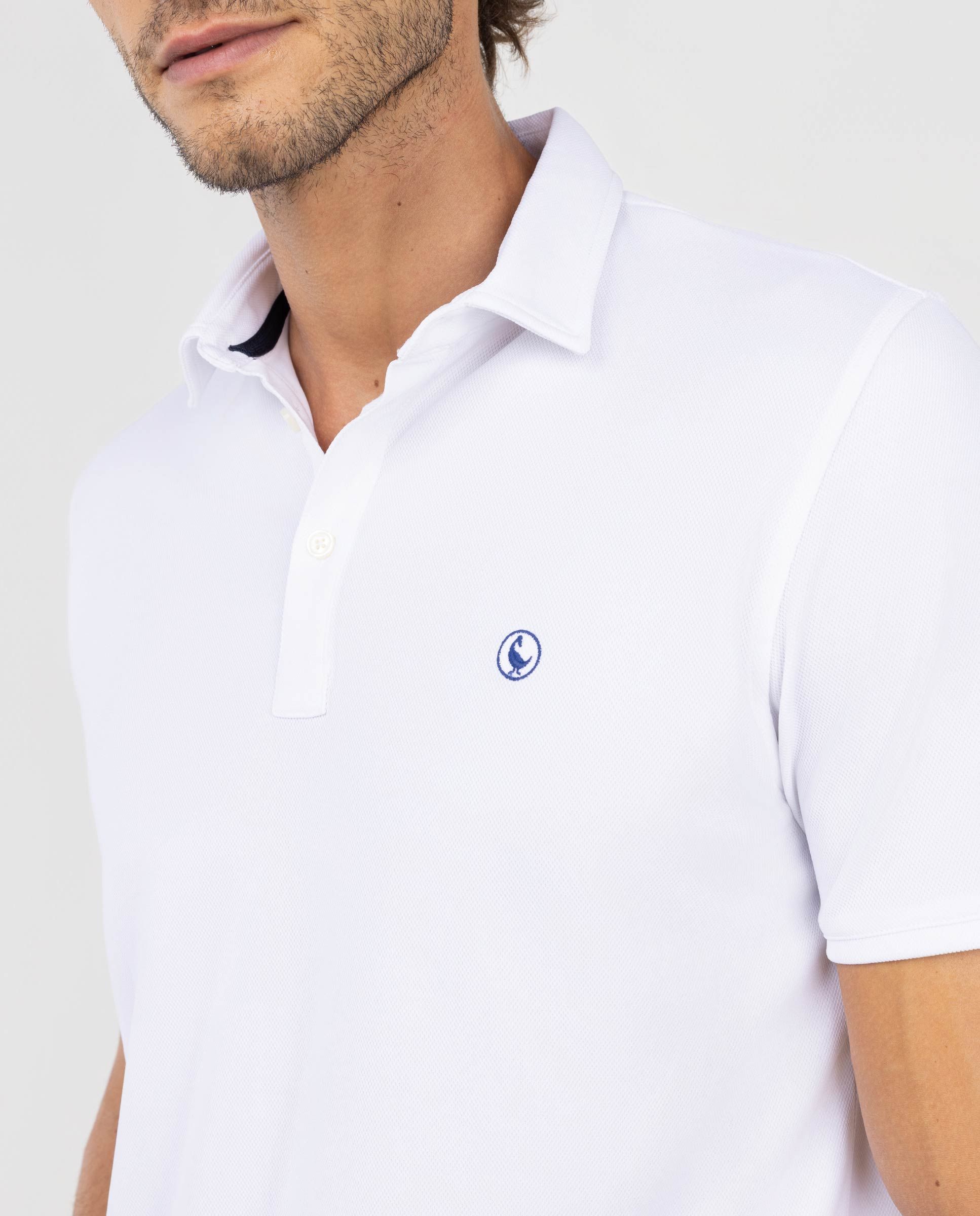 El Ganso® Outlet Long-Sleeved Green Polo W Embroidered Logo