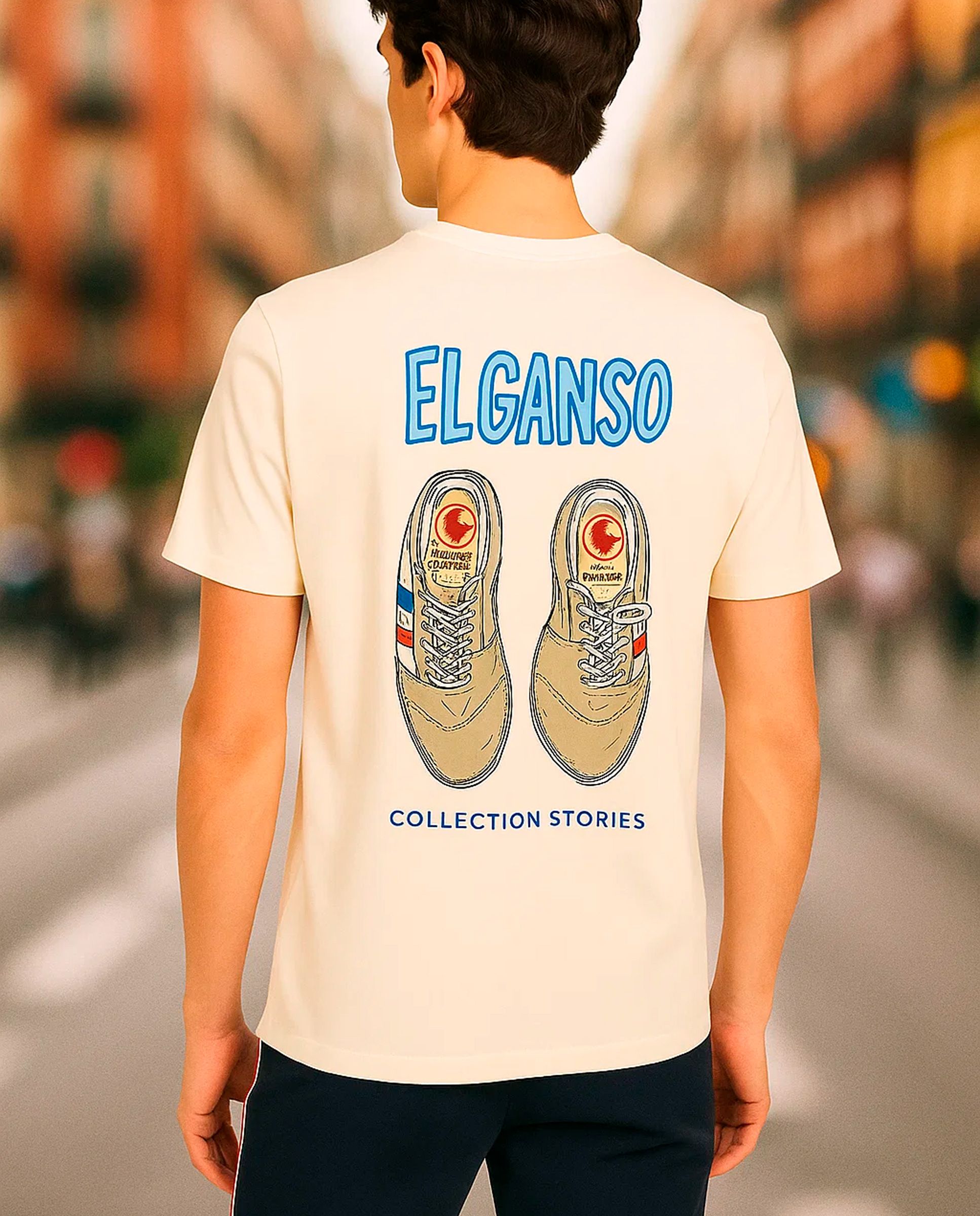 El Ganso® Camiseta Zapatillas Cómic