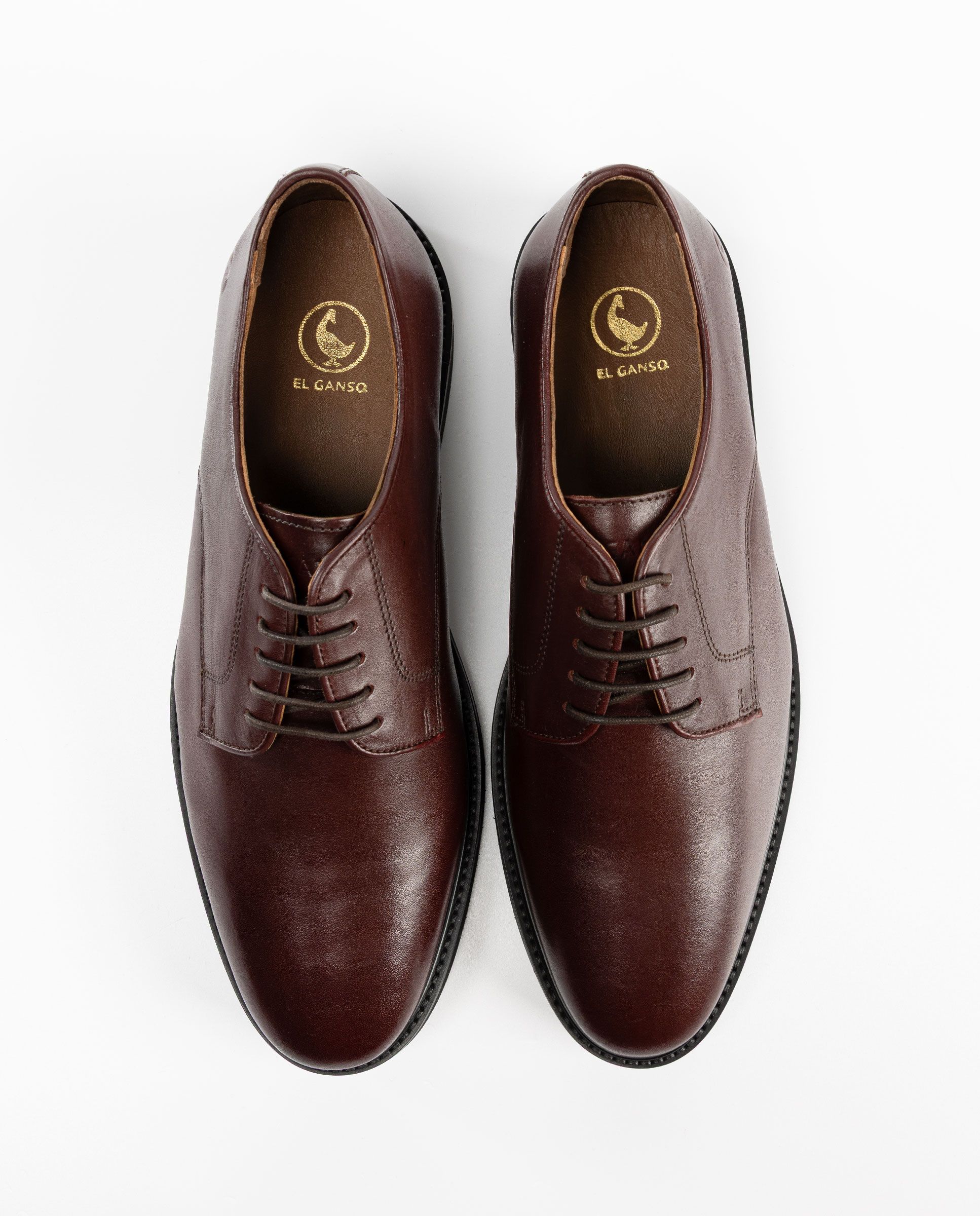 El Ganso® Zapato Piel Cordones Granate