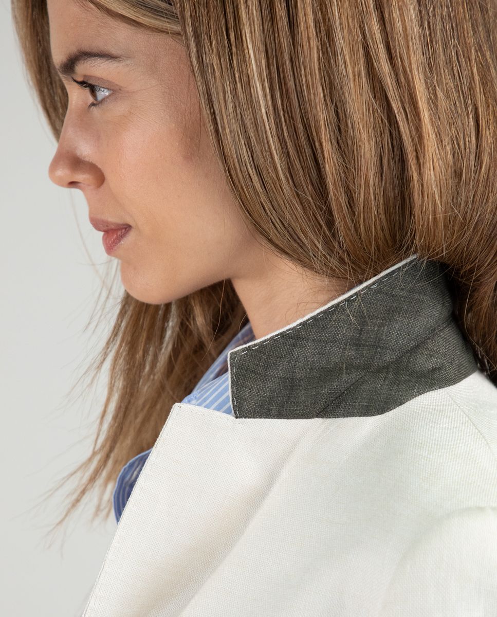 El Ganso® Cream Linen Jacket