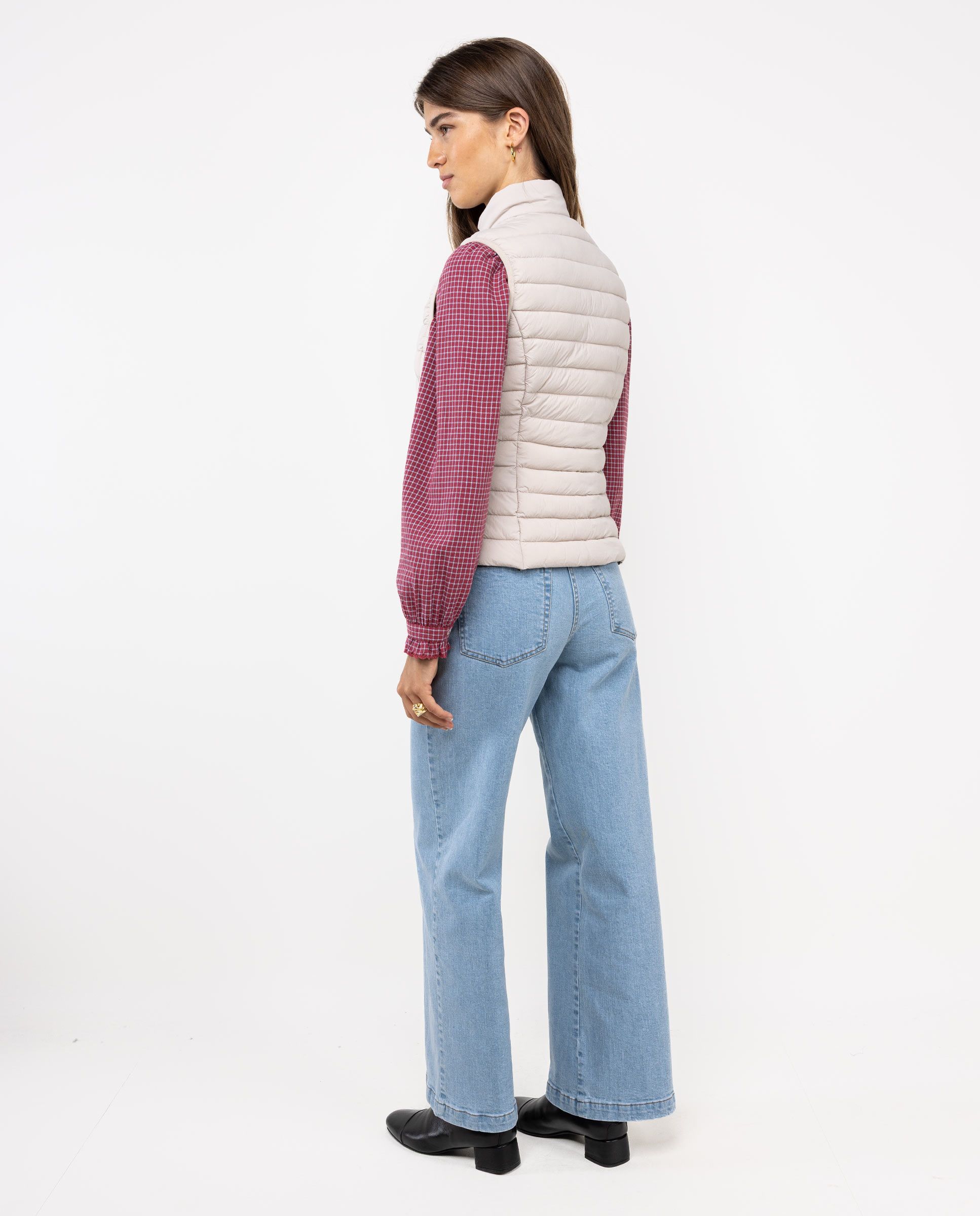 El Ganso® Chaleco Acolchado Básico Crudo