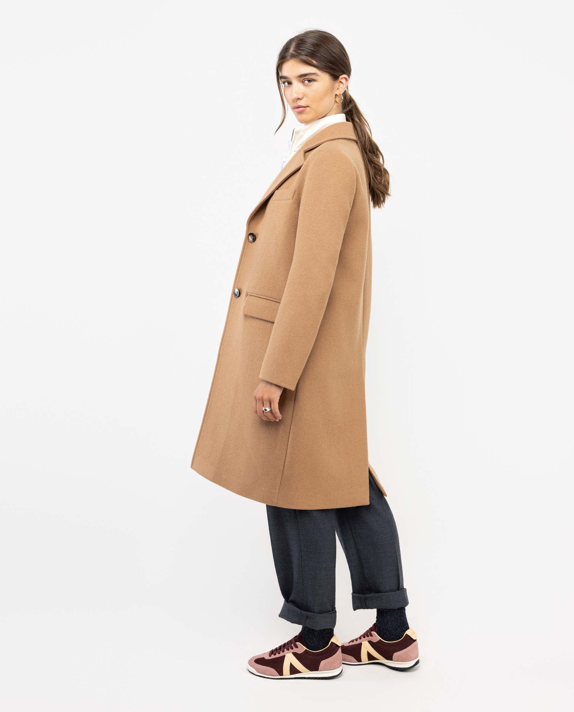 El Ganso® Abrigo Paño Lana Beige