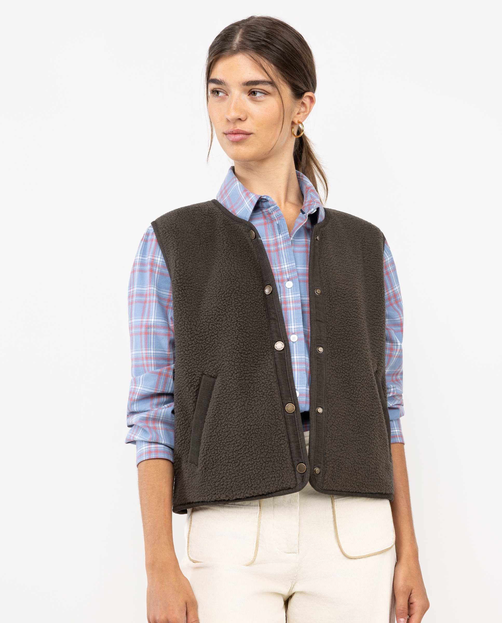 El Ganso® Chaleco Borrego Verde