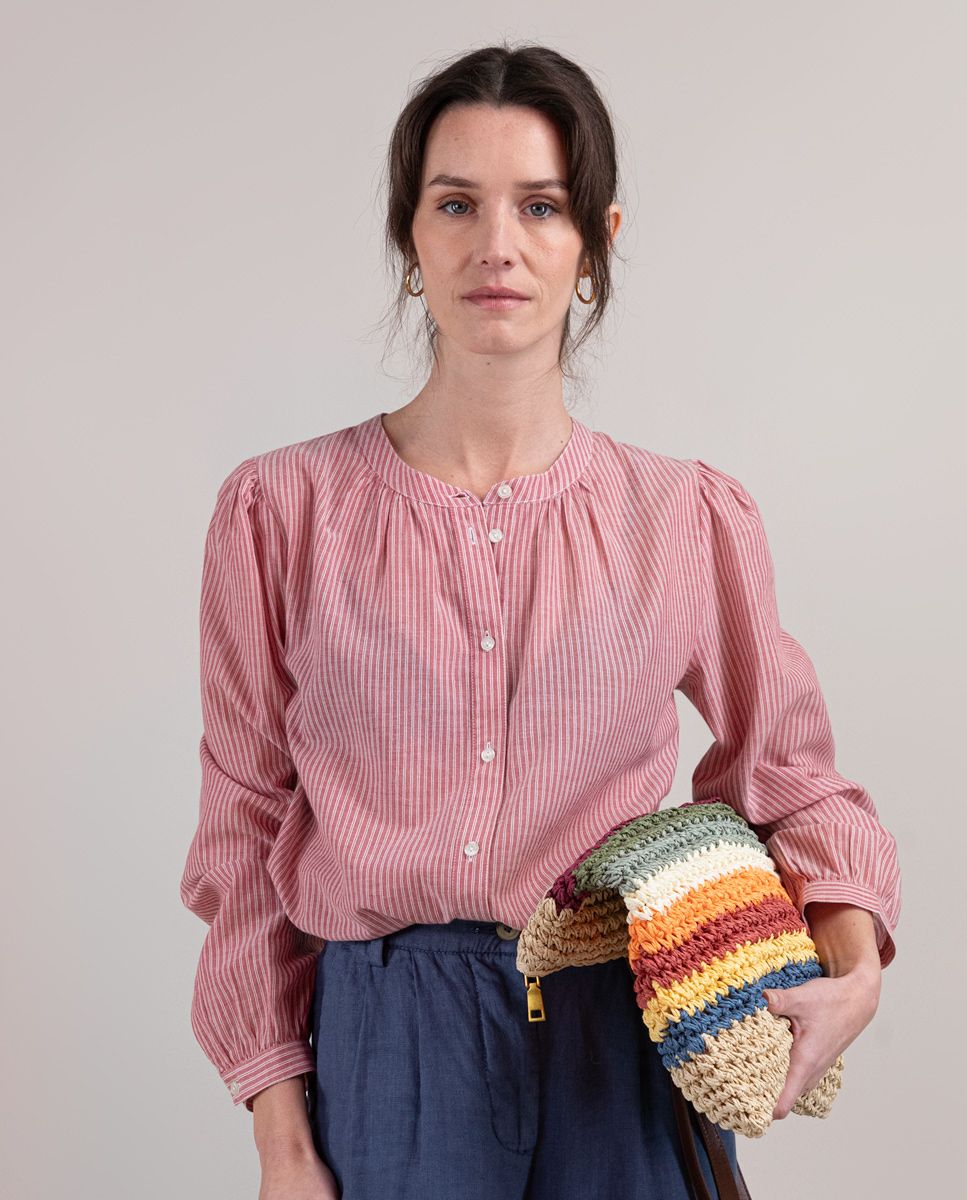 El Ganso® | Camisa Fantasía Raya Roja