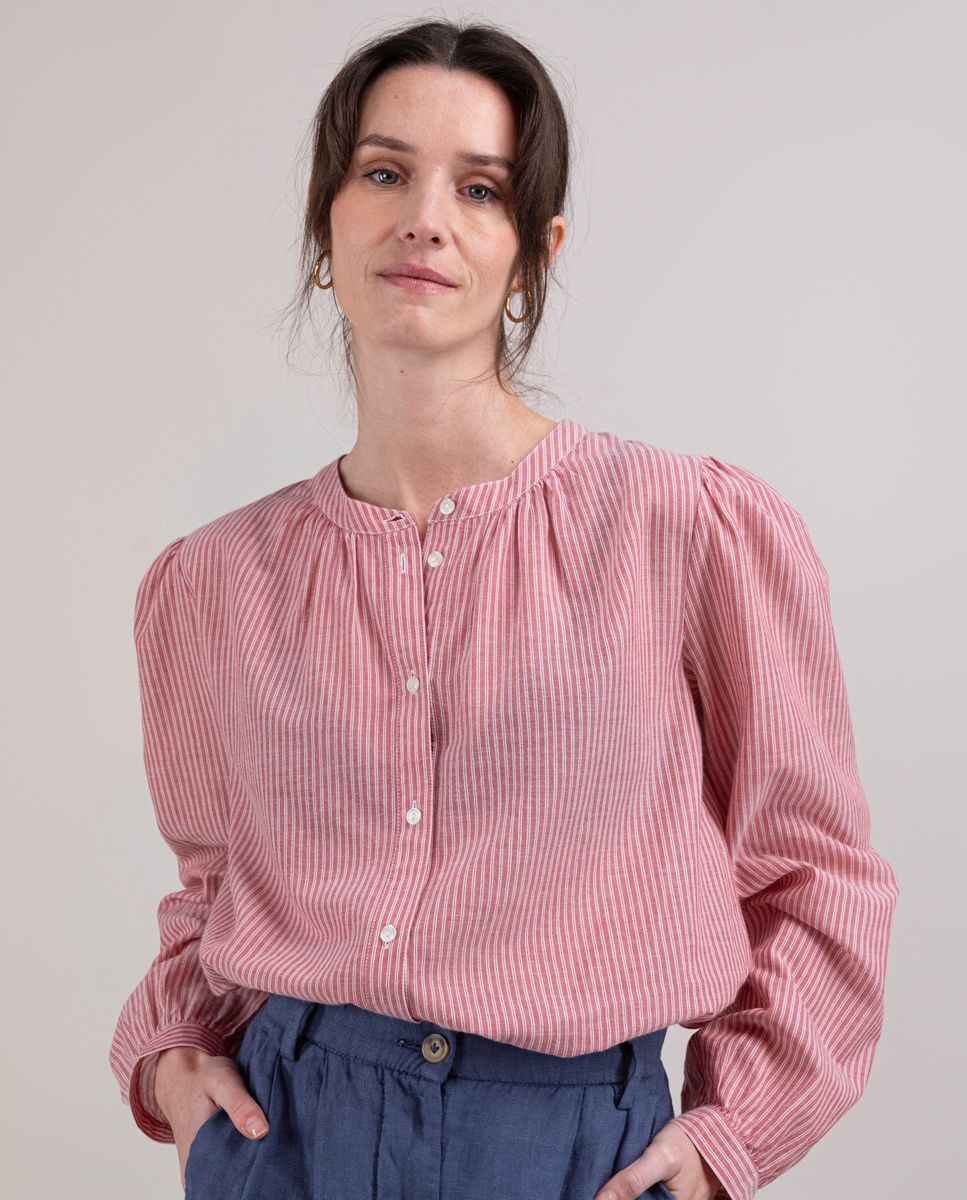 El Ganso® | Camisa Fantasía Raya Roja