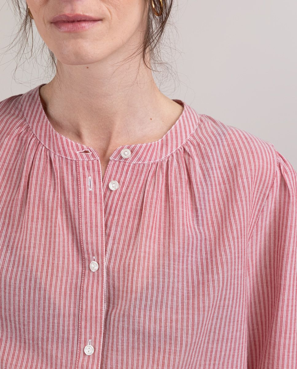 El Ganso® | Camisa Fantasía Raya Roja