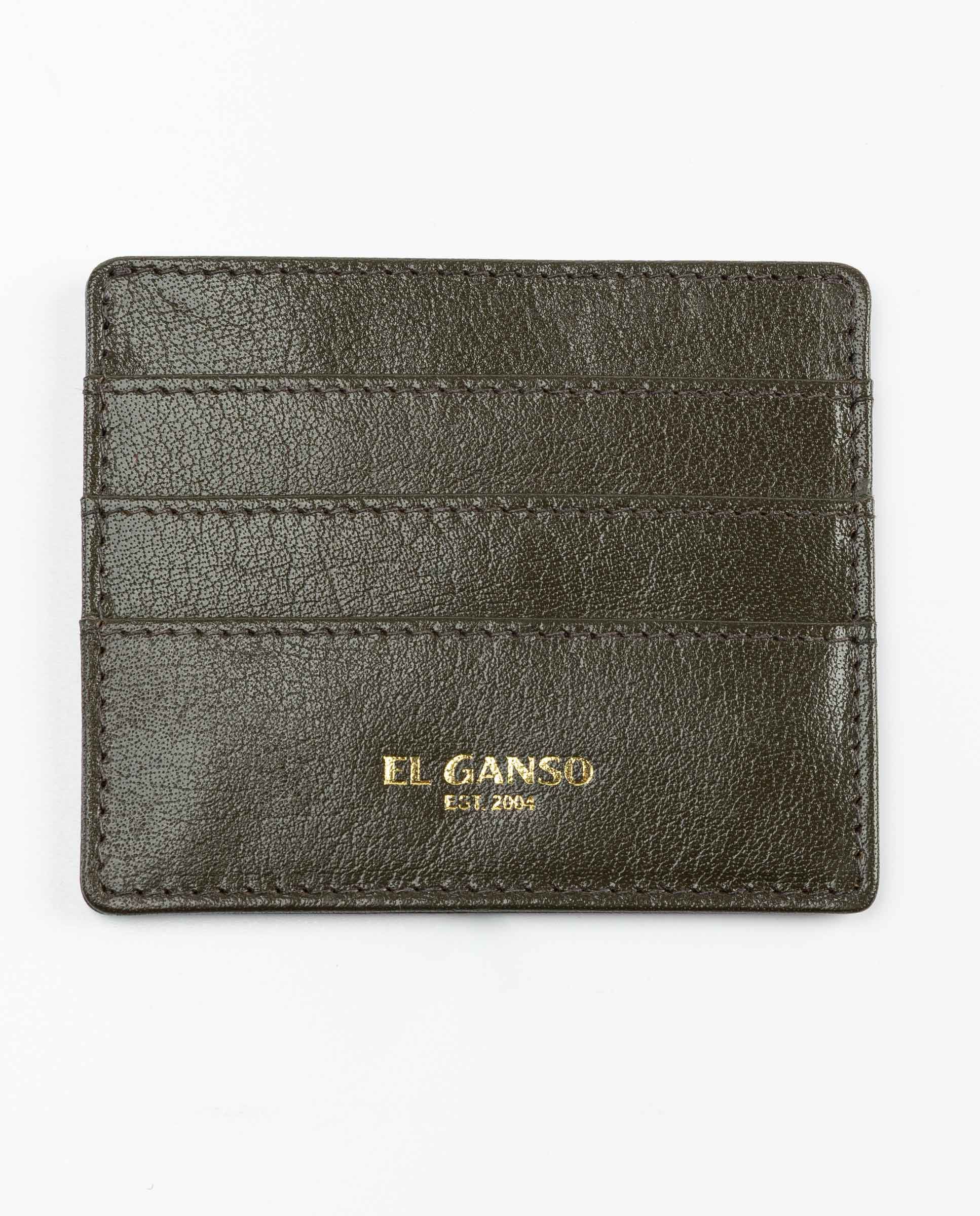 El Ganso® Tarjetero Piel Marrón